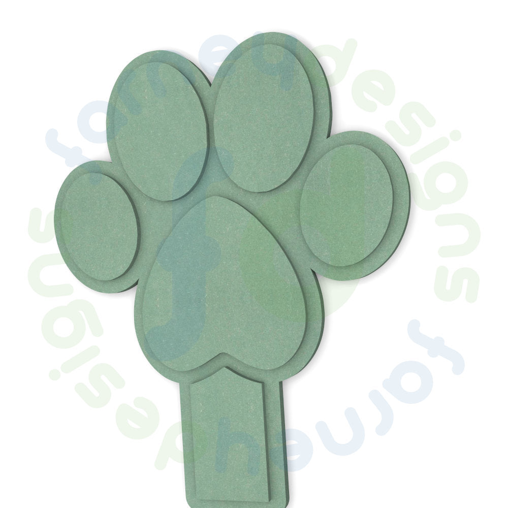 Paw Shape with Optional Hanger Section – Farney Designs
