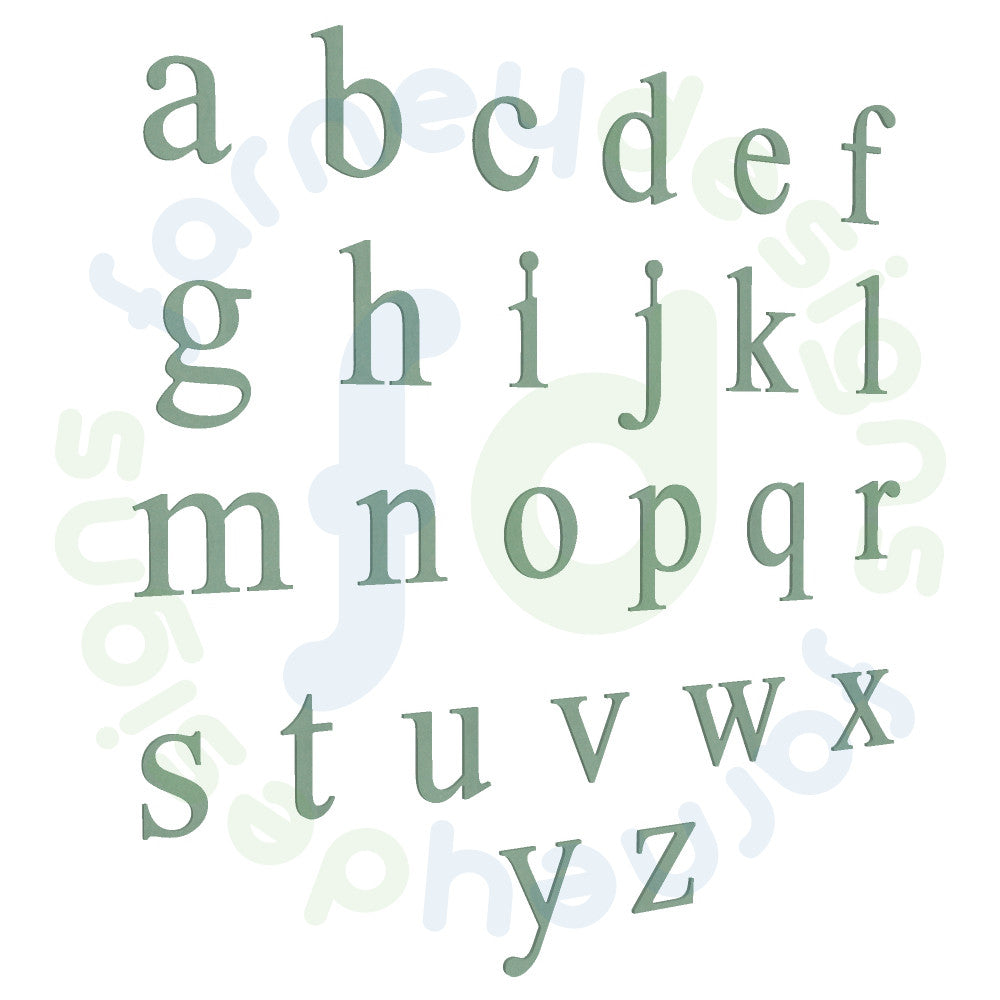 Times 6mm Lower Case Letters – Farney Designs