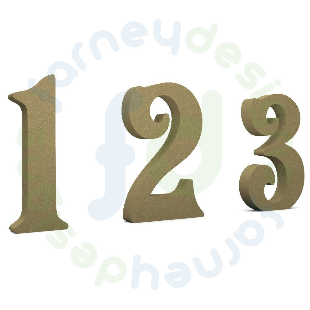 Victorian 18mm Free Standing Numbers – Farney Designs
