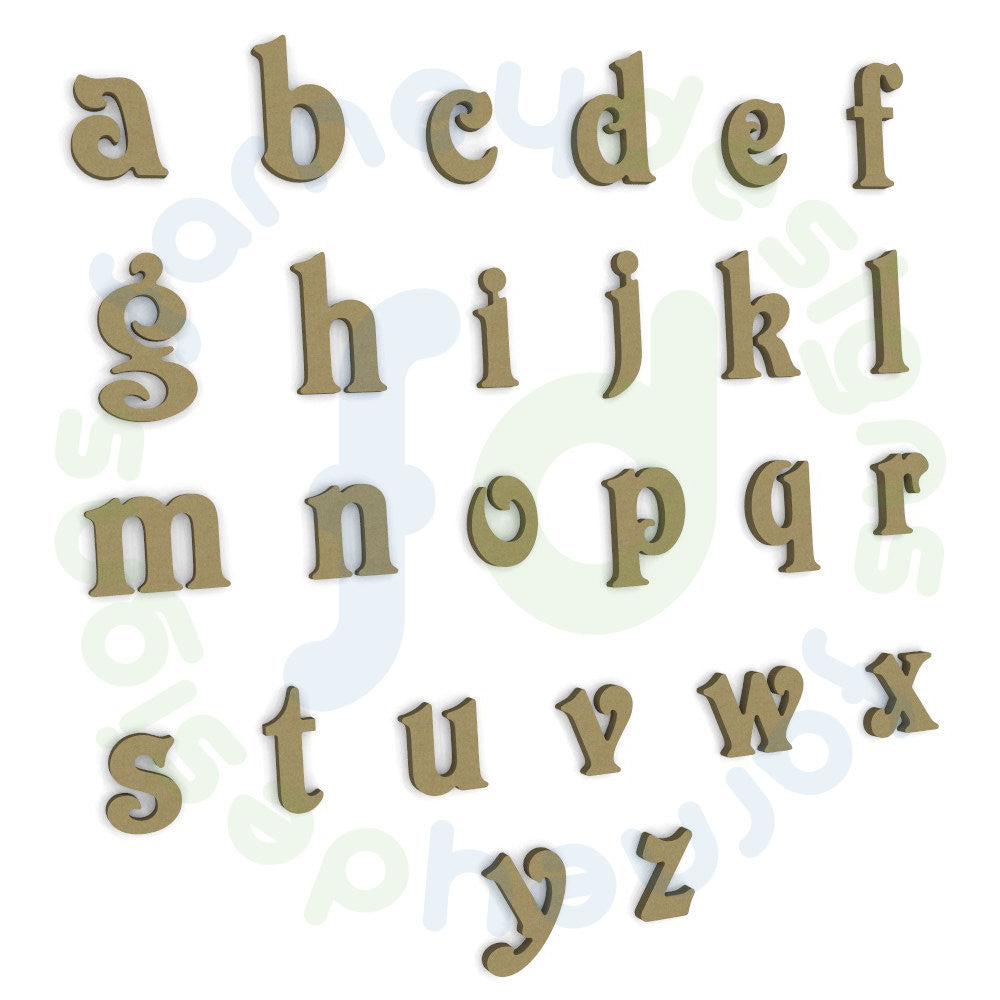 Victorian 18mm Non Free Standing Lower Case Letters – Farney Designs
