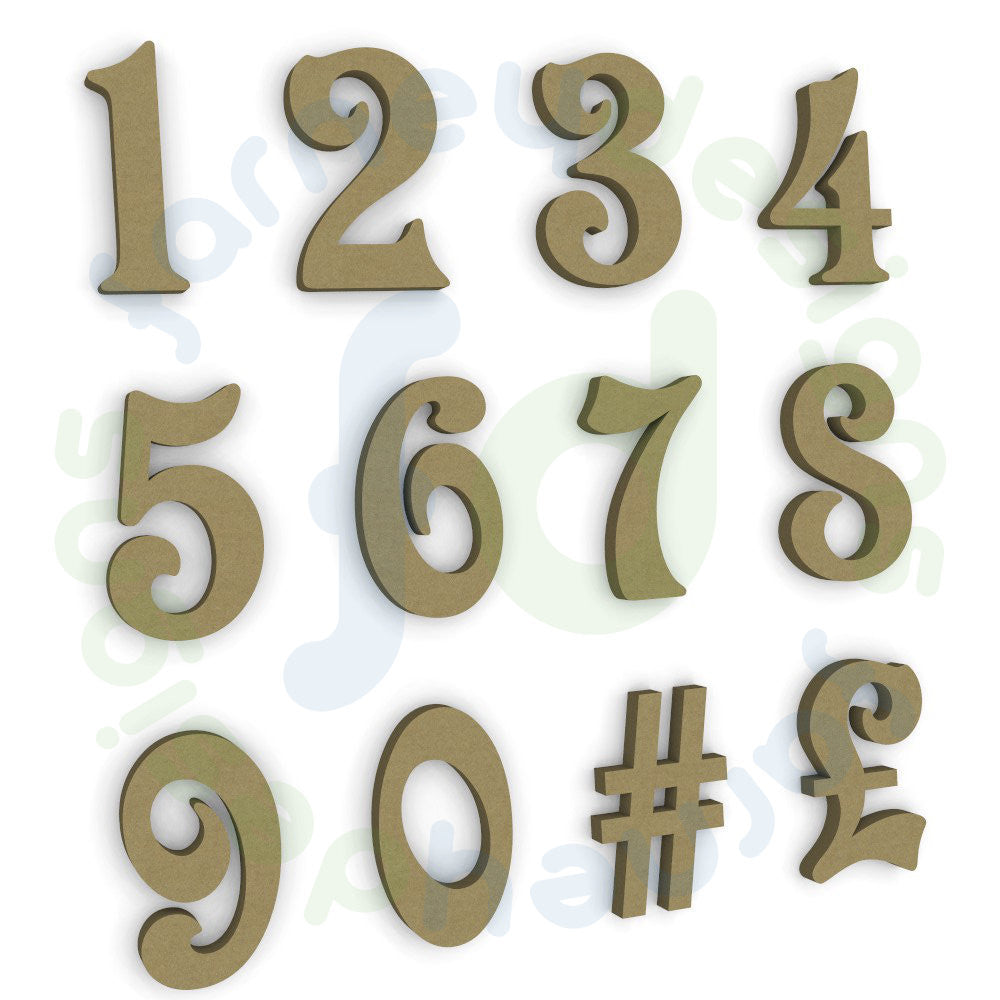Victorian Font Numbers Letterhead Fonts / Euphoria 2 / Vintage Fonts